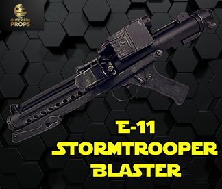 Stormtrooper E-11 Blaster - screen accurate Star Wars A New Hope (501s